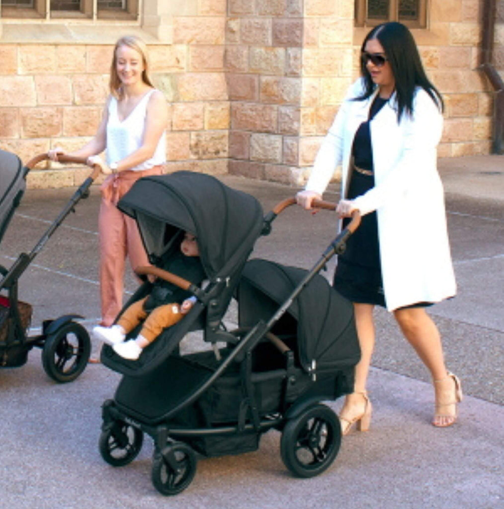 Doppio Plus Double Pram | Seat and Bassinet Combination Pram – Double ...